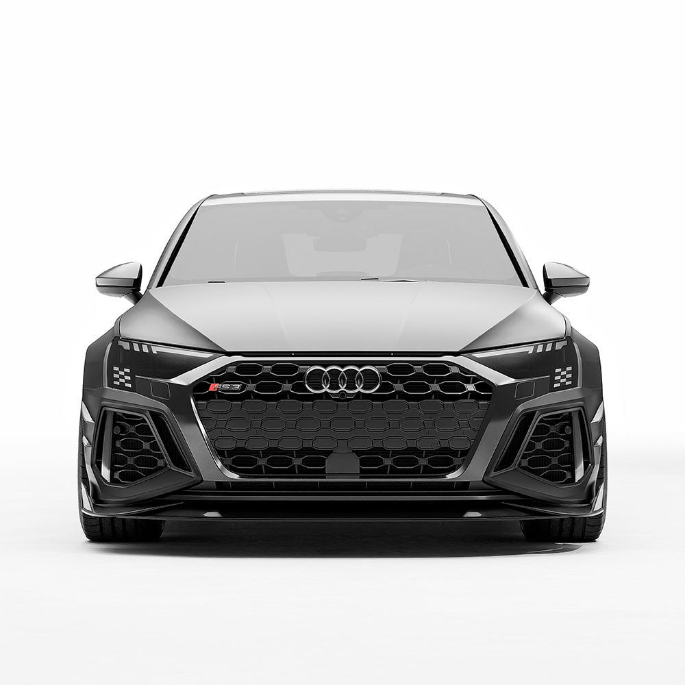AUDI RS3 8Y CARBON FIBRE FRONT BUMPER CANARDS | CT Carbon
