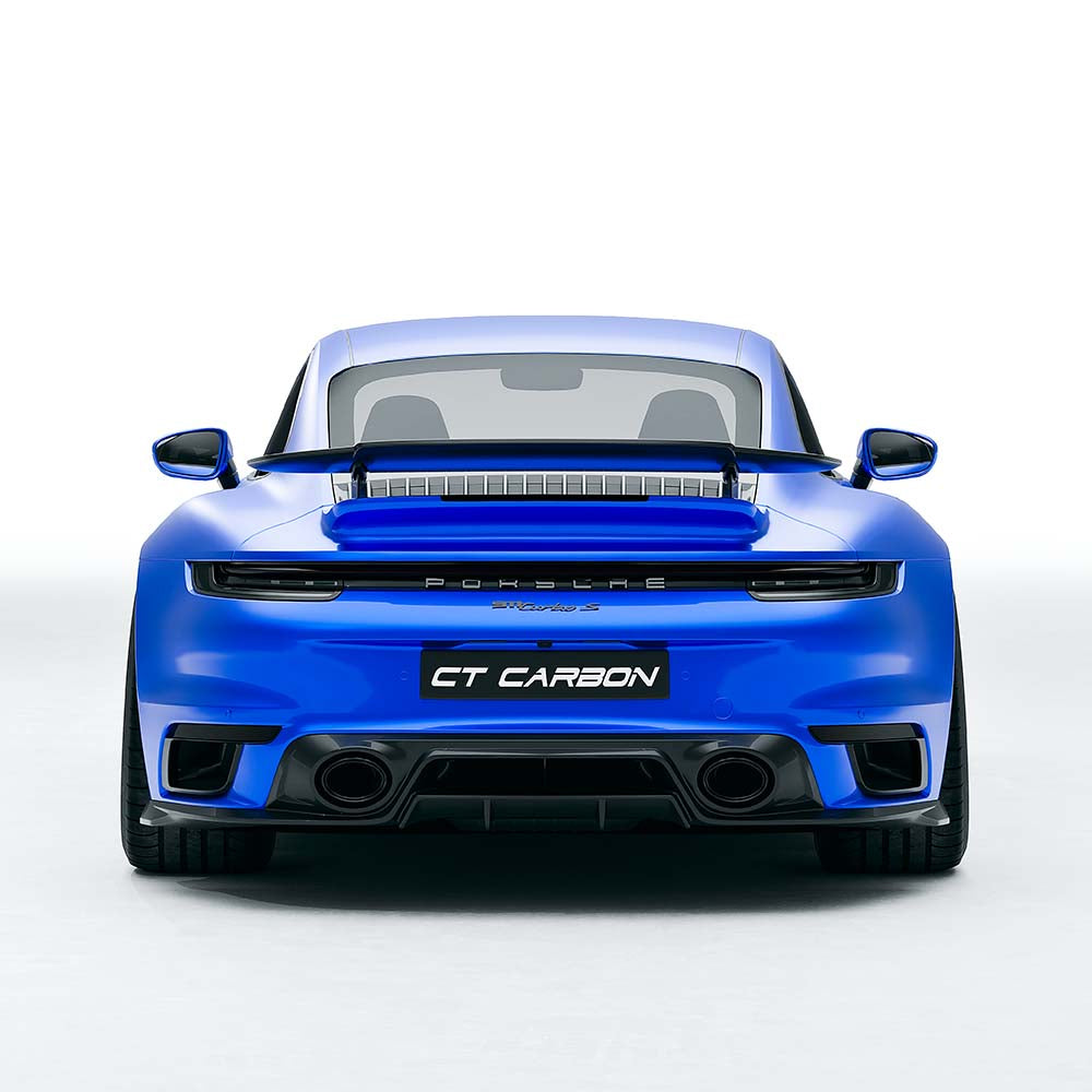 CT DESIGN PORSCHE 911 (992) TURBO S CARBON FIBRE DIFFUSER | CT CARBON ...