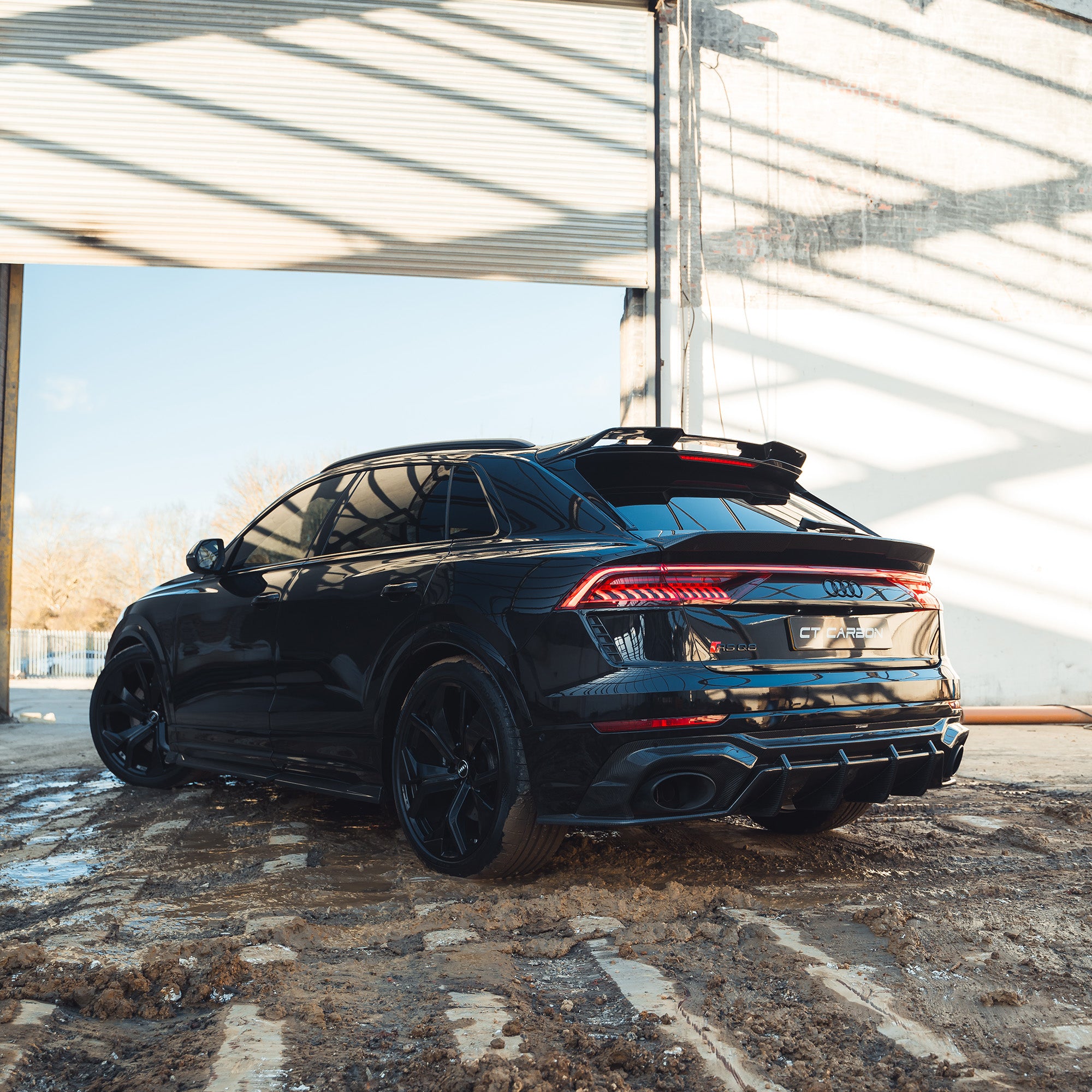 AUDI RSQ8 CT DESIGN CARBON FIBRE REAR BOOT SPOILER | CT Carbon