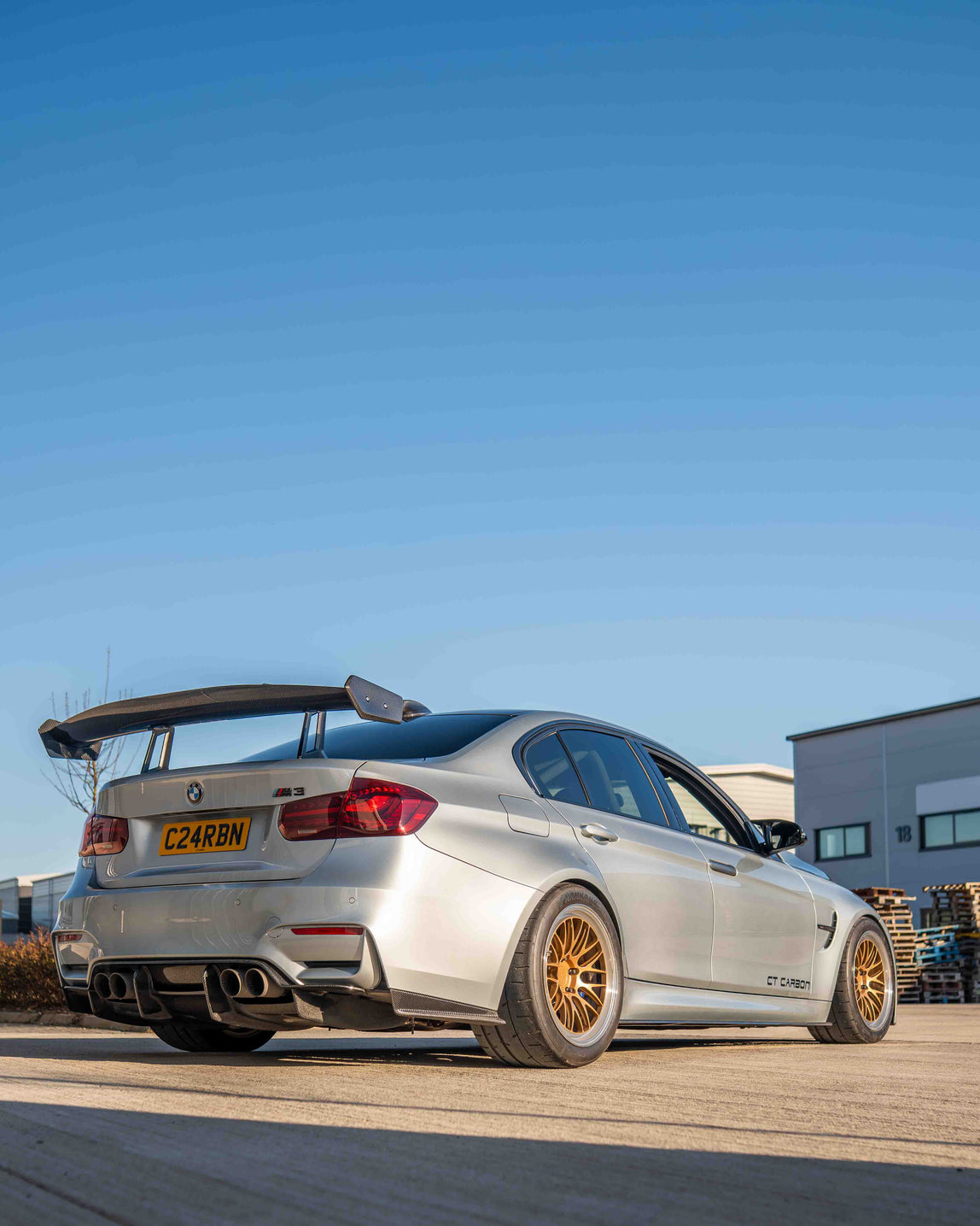 BMW F80 M3/F30 3 SERIES CARBON FIBRE SWAN NECK WING - CT DESIGN | CT ...
