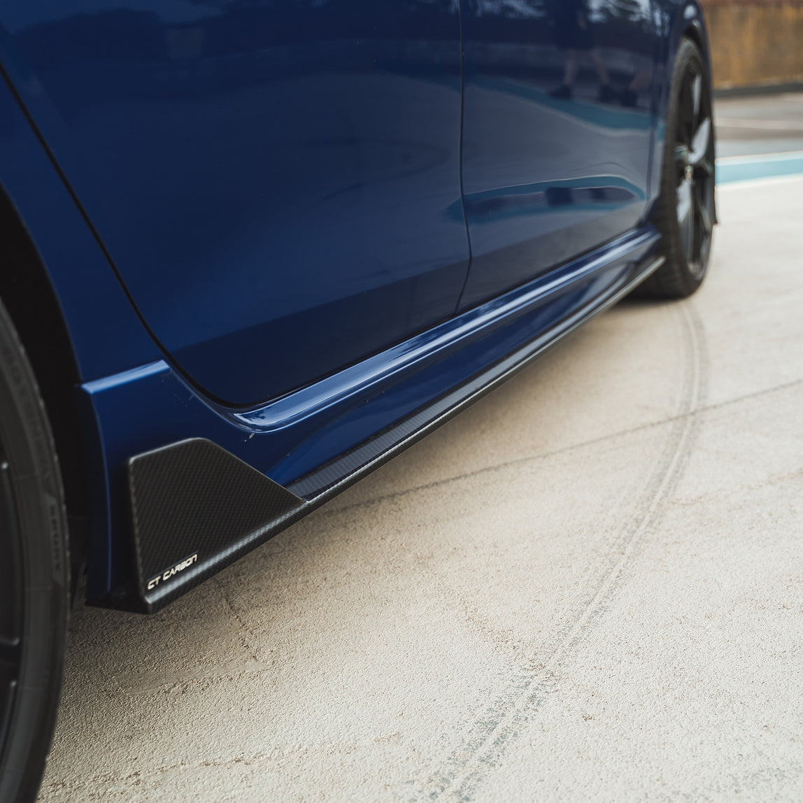 VW GOLF MK8 R CARBON FIBRE SIDE SKIRTS - CT DESIGN – CT Carbon