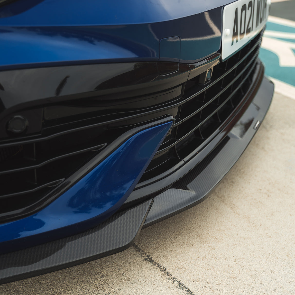 VW GOLF MK8 R CARBON FIBRE SPLITTER - CT DESIGN – CT Carbon