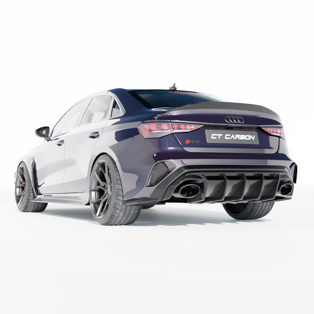 AUDI RS3 8Y 2022+ CARBON FIBRE SIDE SKIRTS - CT DESIGN V2 – CT Carbon