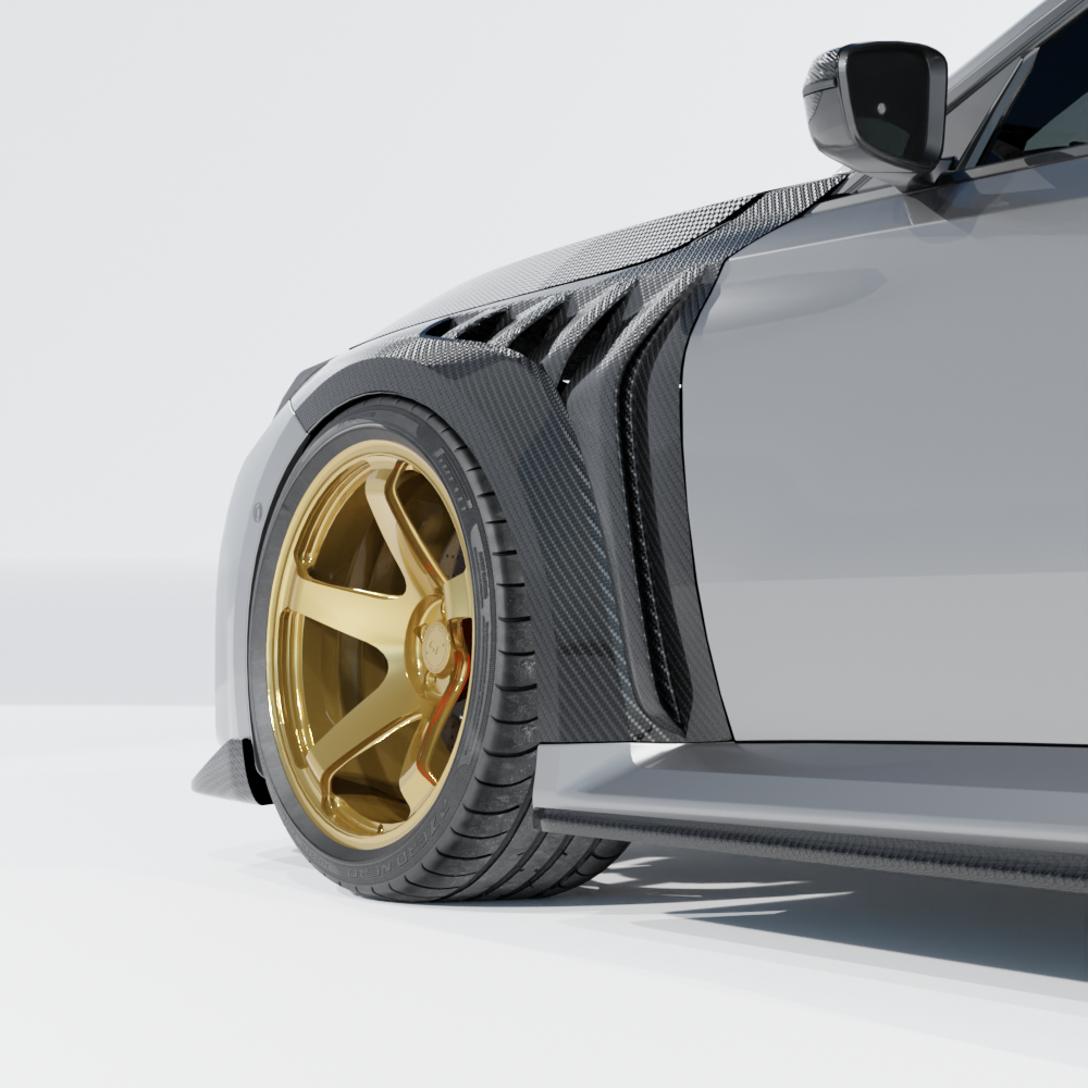 BMW G87 M2 CARBON FIBRE FRONT FENDERS/WINGS - CT DESIGN | CT CARBON ...