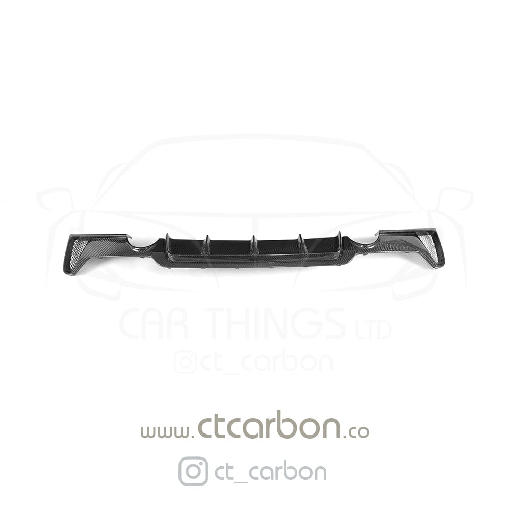CT CARBON | BMW F32 & F33 CARBON FIBRE DIFFUSER MP STYLE DUAL EXHAUST