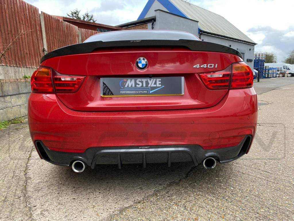 CT CARBON | BMW F32 & F33 CARBON FIBRE DIFFUSER MP STYLE DUAL EXHAUST