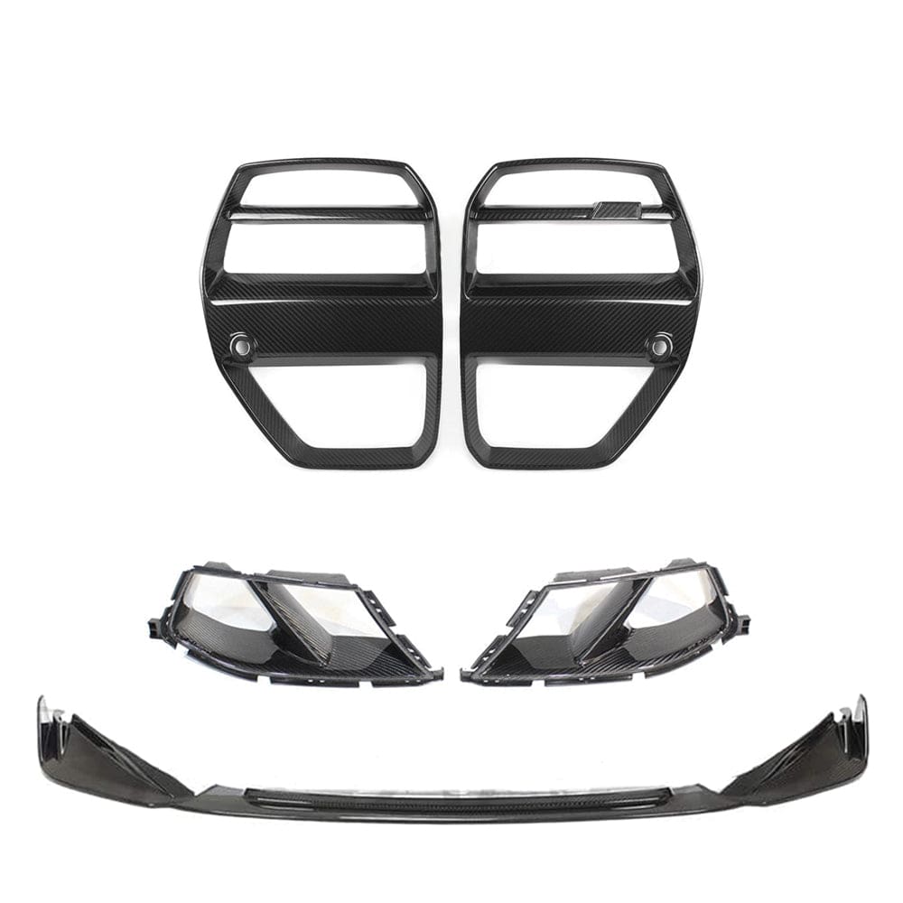 CT CARBON | BMW M3/M4 G80/G81/G82/G83 CARBON FIBRE FRONT END KIT - V6 ...