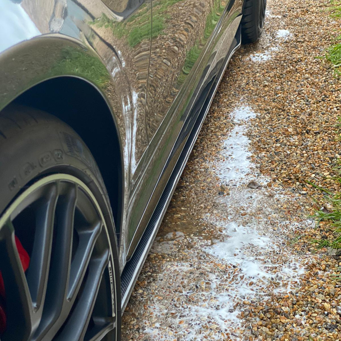 MERCEDES W205 C63 & C63S COUPE 2DR & SALOON 4DR CARBON SIDE SKIRTS – CT ...