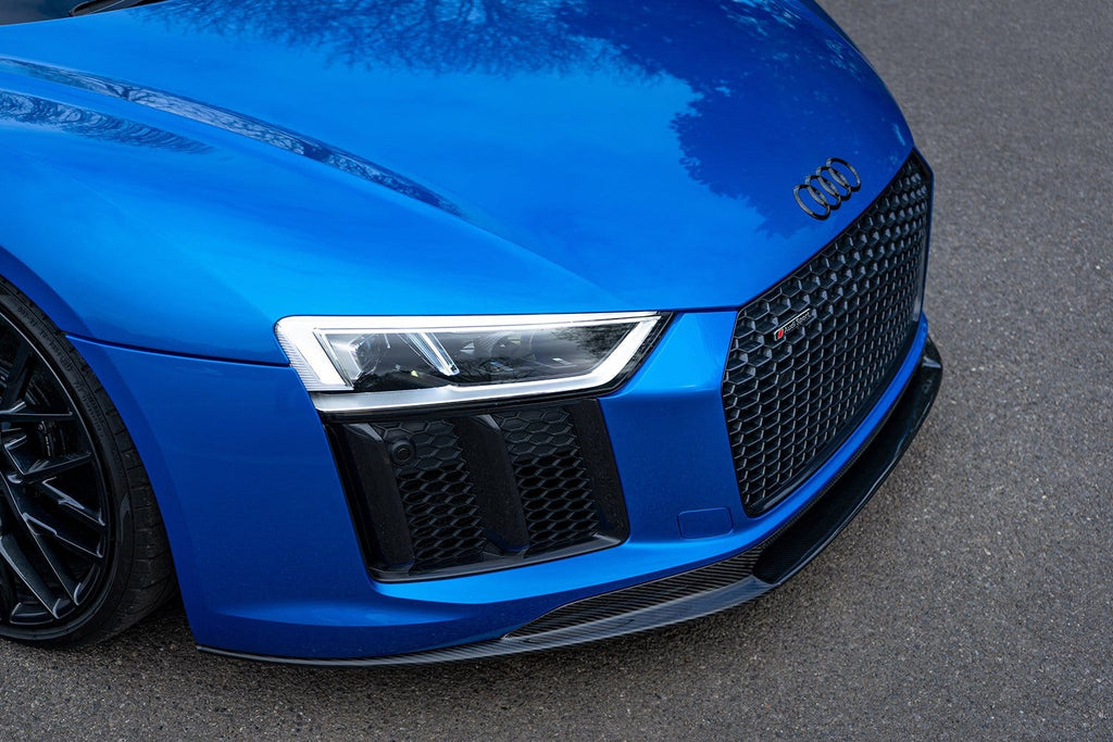 CT CARBON | AUDI R8 V10 GEN 2 CARBON FIBRE SPLITTER - V STYLE
